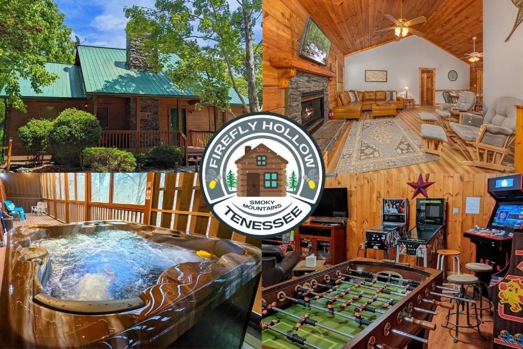 Firefly Hollow Cabin - Smoky Mountains - Soaky Mountain Water Park ...