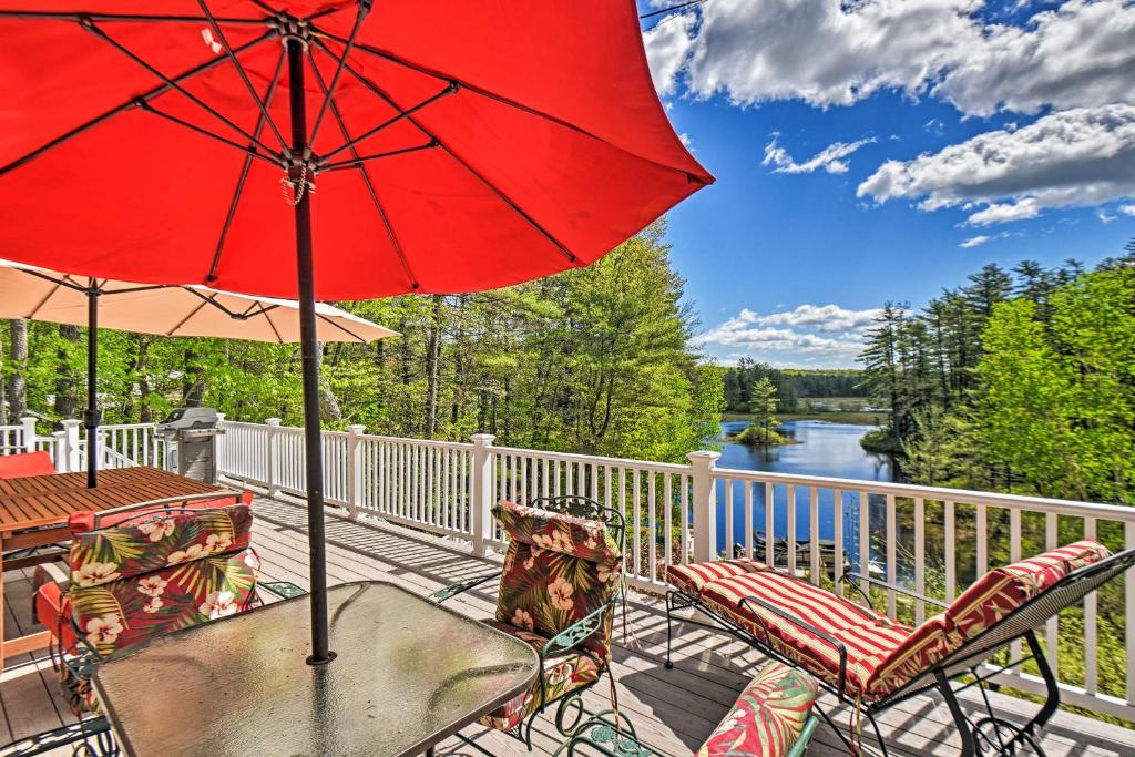 Serene Lakefront Cabin with Fire Pit and Kayaks! in Sanbornville, New ...